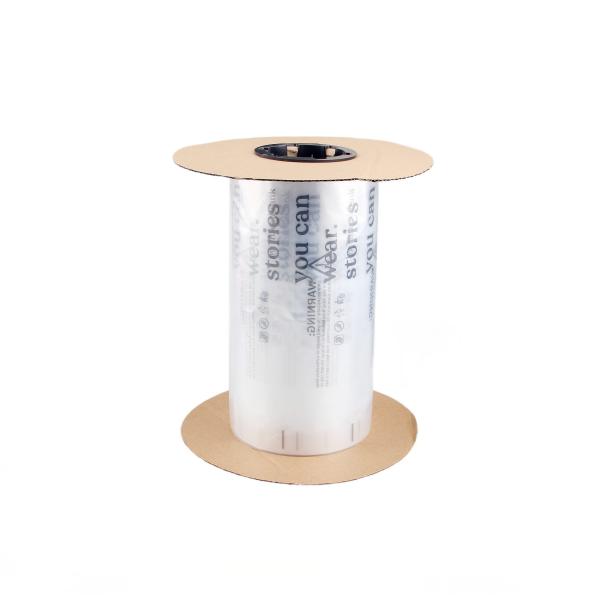 Quality LDPE Plastic Pre Opened Auto Poly Bag Sealing Handle Heat Seal For Automatic Packaging for sale