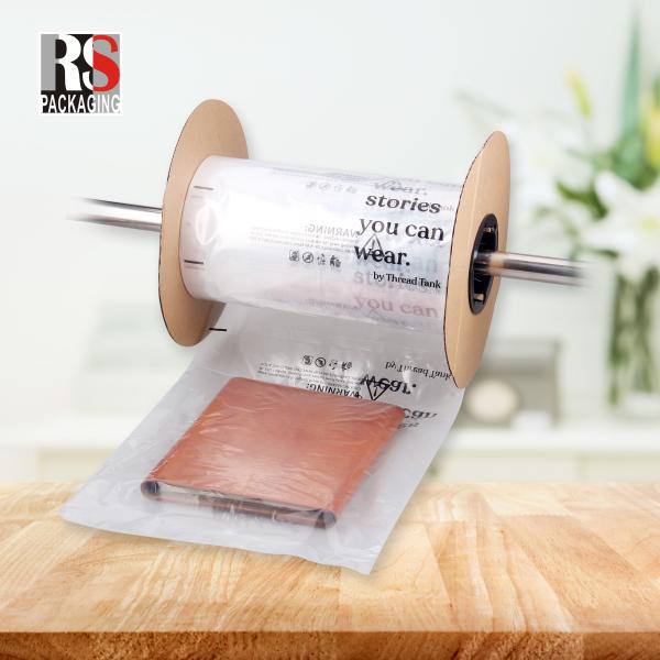 Quality LDPE Plastic Pre Opened Auto Poly Bag Sealing Handle Heat Seal For Automatic for sale