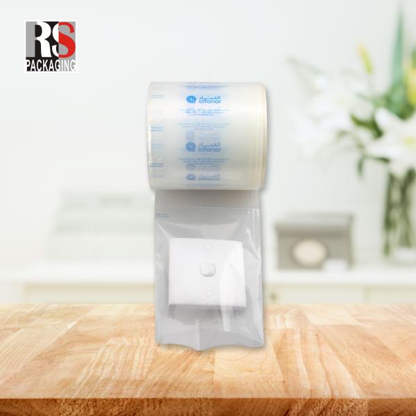 Quality Clear Plastic Pre Opened Poly Bags On A Roll Auto Bag Gravure Printing Custom for sale