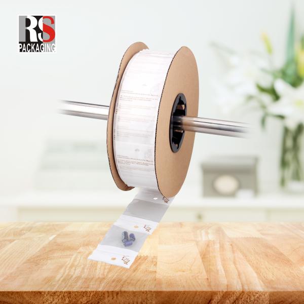 Quality Clear Plastic Pre Opened Poly Bags On A Roll Auto Bag Gravure Printing Custom for sale