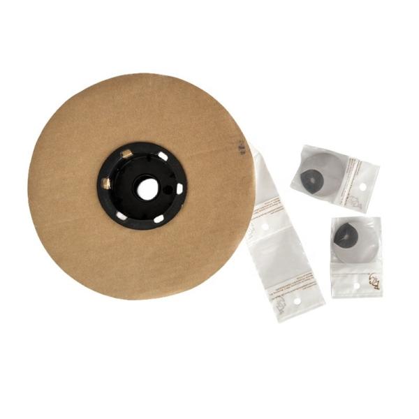 Quality Fan Folded Perforated LDPE Poly Bags On A Roll Auto Bags For Shoes Clothing for sale