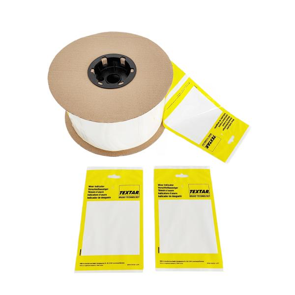 Quality 8X10" 2 Mil White Back Pre Opened Poly Bags On A Roll Perforated For Easy for sale