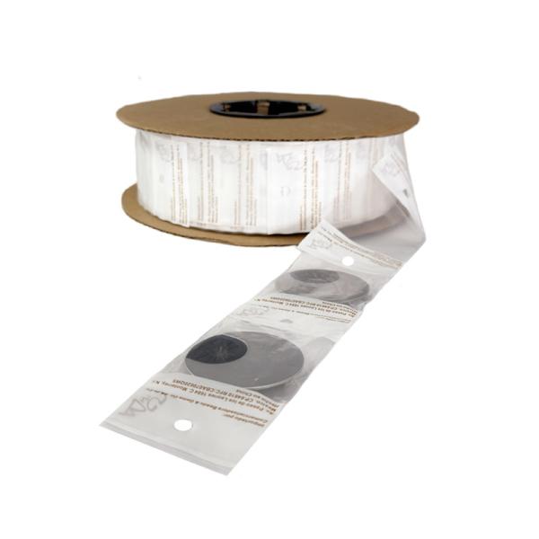 Quality Plain White Opaque Coex PE Pre Opened Poly Bags Perforated Autobagger Bags On A for sale