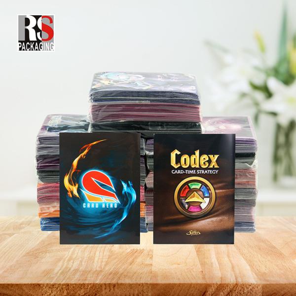 Quality Poly Ultra Pro Card Protectors Holographic MTG Anime Card Sleeves 66X91 for sale
