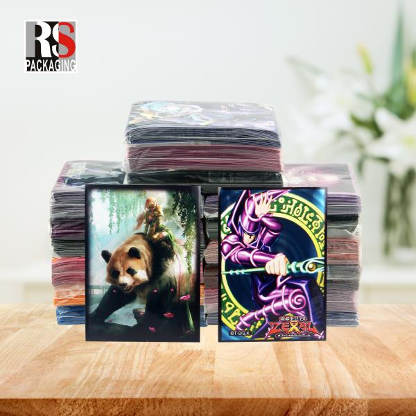 Quality Plastic Trading Anime Yugioh Card Protectors Sleeves Accept Customized Logo for sale