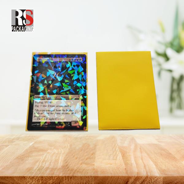 Quality Custom Printed Deck Protector Sleeves For Yugioh MTG Transparent Card Gaming for sale