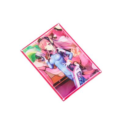 중국 66x91 트레이딩 스포츠 카드 수갑 인쇄 된 색상 선물 PP TCG 하드 카드 보호기 판매용