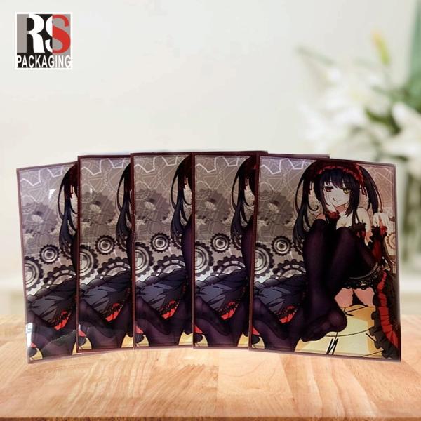 Quality Sturdy Thicker Board Game Card Protectors PP Trading Card Hard Sleeves Standard for sale