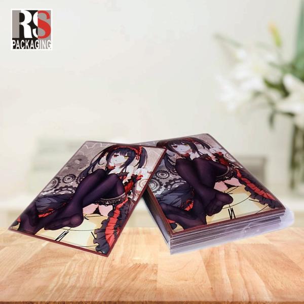 Quality Sturdy Thicker Board Game Card Protectors PP Trading Card Hard Sleeves Standard for sale