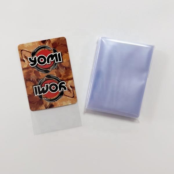 Quality Soft Clear Card Protector Sleeves For Game Sports Trading Card Storage for sale