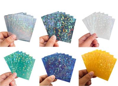 China Top Open PP Trading Spiel Kartenhüllen Holographischer Toploader Hüllen Custom Art gedruckt zu verkaufen