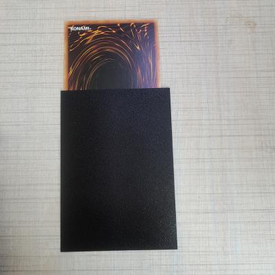 China 50 / 60 / 100 Pcs Black Card Sleeves Toploaders For Trading Card Sealing Handle Top Open for sale