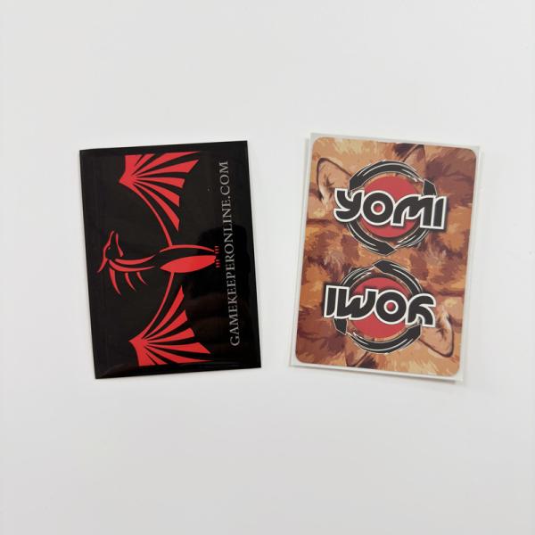 Quality Glossy Matte Gaming Custom Card Protector Sleeves 50 / 60 / 100pcs Per Pack for sale