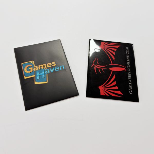 Quality Glossy Matte Gaming Custom Card Protector Sleeves 50 / 60 / 100pcs Per Pack for sale