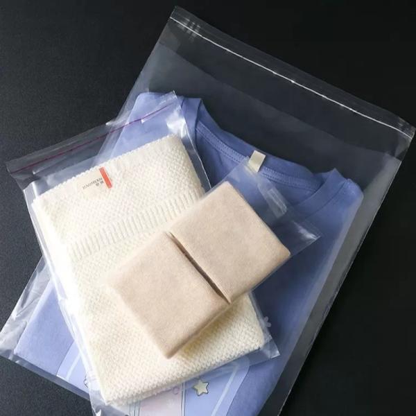 Quality Durable Plastic Poly Bag For Clothes Self Adhesive Seal Bag LDPE Material for sale
