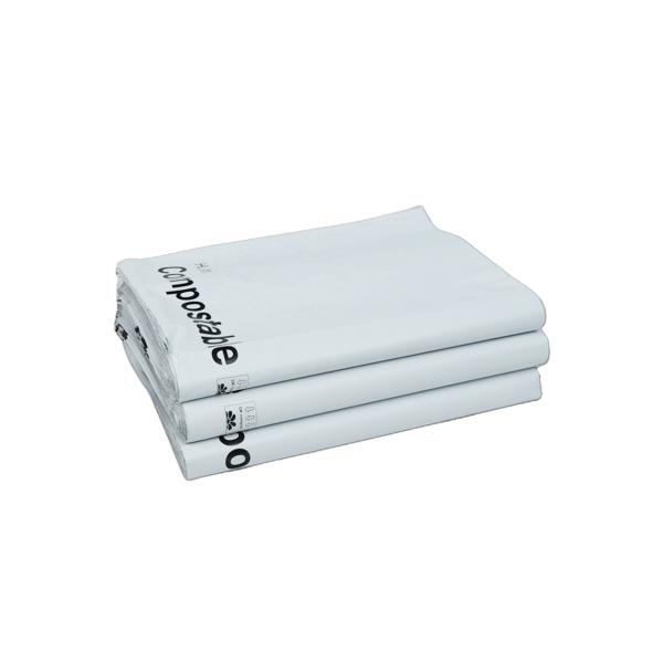 Quality White LDPE Plastic Poly Shipping Bag For Clothes Packaging Customized for sale