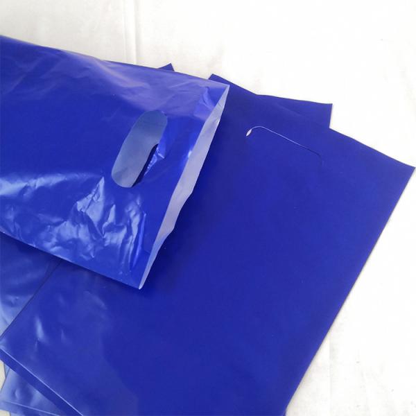 Quality Luxury Handle Shopping Bag With Logo Printing Custom Plastic Shopping Bag for sale