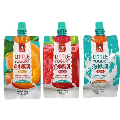 China Spout Pouch BAP Free Baby Food Packaging Bag Liquid Juice Drink Pouch With Screw Cap for sale