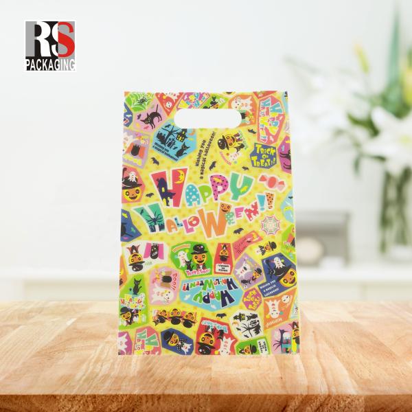 Quality Plastic Handle Shopping Bag Recyclable Gravure Printing For Boutique Customized for sale