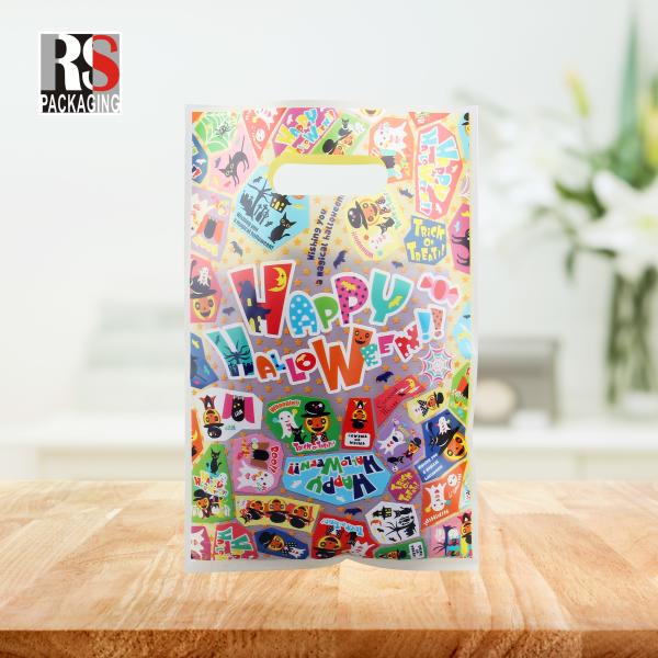 Quality Plastic Handle Shopping Bag Recyclable Gravure Printing For Boutique Customized for sale