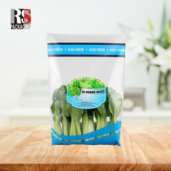Quality Clear Micro Perforated Bag Fresh Vegetable Plastic Packaging Bags Customized for sale