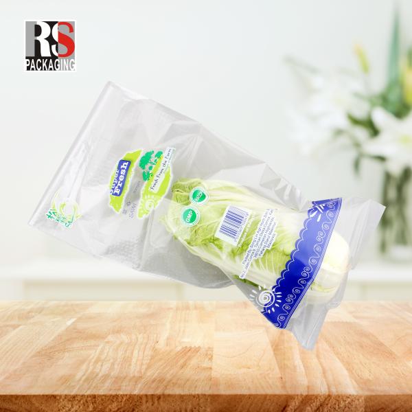 Quality Clear Micro Perforated Bag Fresh Vegetable Plastic Packaging Bags Customized for sale