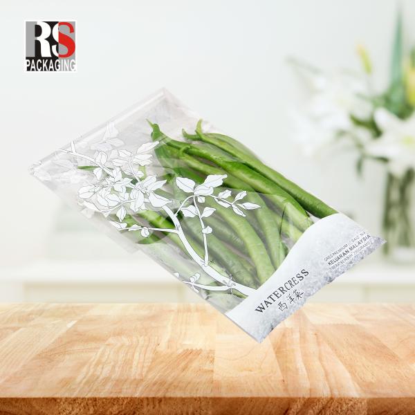 Quality Clear Micro Perforated Bag Fresh Vegetable Plastic Packaging Bags Customized for sale