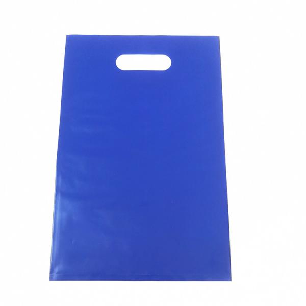 Quality Customized Color Small Plastic Handle Shopping Bag For Strong Poly Plastic Packaging for sale
