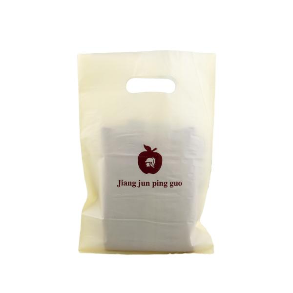 Quality Customized Color Small Plastic Handle Shopping Bag For Strong Poly Plastic for sale