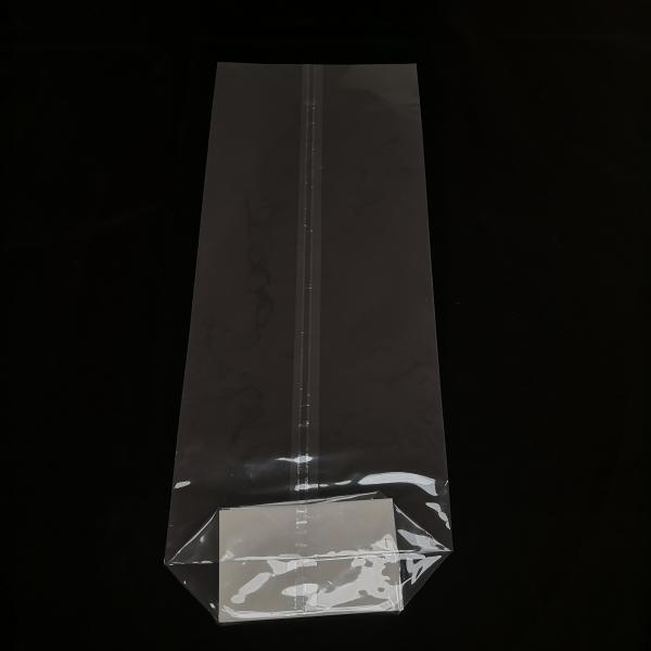 Quality Poly Opp Cross Block Square Bottom Plastic Bags Resealable Food Packaging Bags for sale