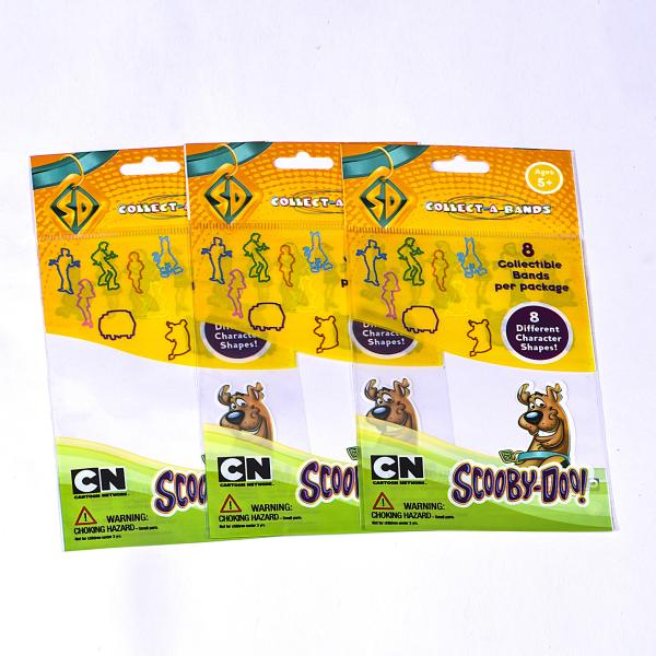 Quality Custom Recyclable BOPP Poly Bag Packaging Plastic Bags With Sticky Seal Header for sale