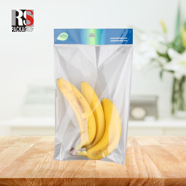 Quality Fresh Vegetable Packaging Plastic Bags Anti Fog Customized Logo for sale