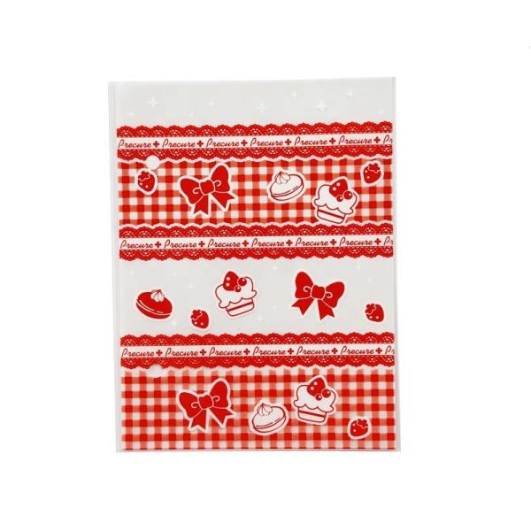 Quality Valentines Day Candy Bag Party Favors Clear Cellophane Treat Bags With Adhesive for sale