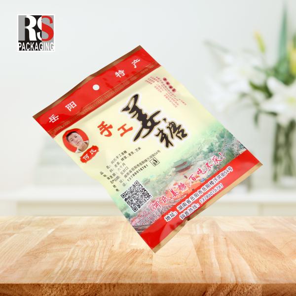Quality Gravure Printing Mylar Laminated Poly Bag 3 Layers Resealable For Tea Packaging for sale