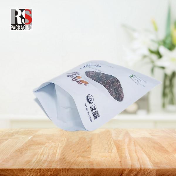 Quality Custom Chocolate Mylar Packaging Bags Foldable Resealable Stand Up Zip Lock for sale