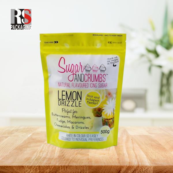 Quality Custom Chocolate Mylar Packaging Bags Foldable Resealable Stand Up Zip Lock for sale