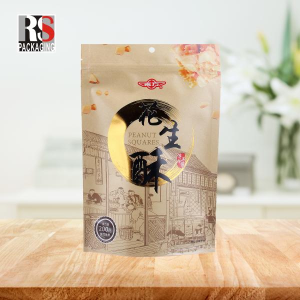 Quality BOPP Eco Friendly Mylar Stand Up Bags For Food Packaging Preservation for sale