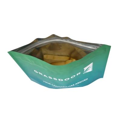 China Soft Touch Material Dry Flower Packaging Ziplock Mylar Foil Bags 3.5g 7g for sale