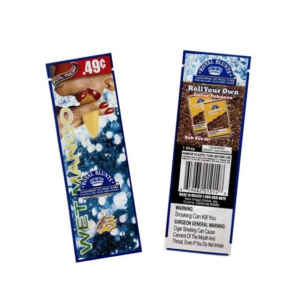Quality Food Grade Customized Cigar Storage Bag With Smell Proof Heat Seal Foil for sale