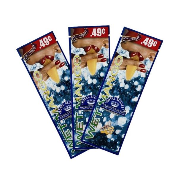 Quality Food Grade Customized Cigar Storage Bag With Smell Proof Heat Seal Foil for sale