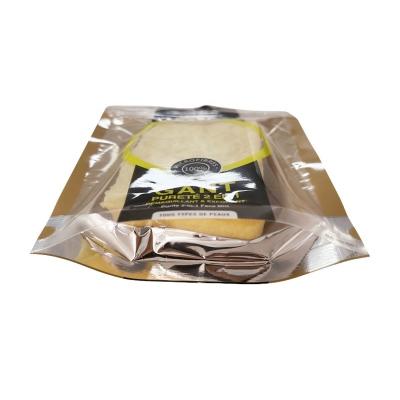 China Gravure Printing Custom Branded Packaging Face Mitt Packing Ziplock Seal Cosmetic Bag for sale