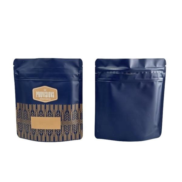 Quality Colorful Metallic Foil Stand Up Zipper Bag Glossy Matte Zipper Pouch Packaging for sale