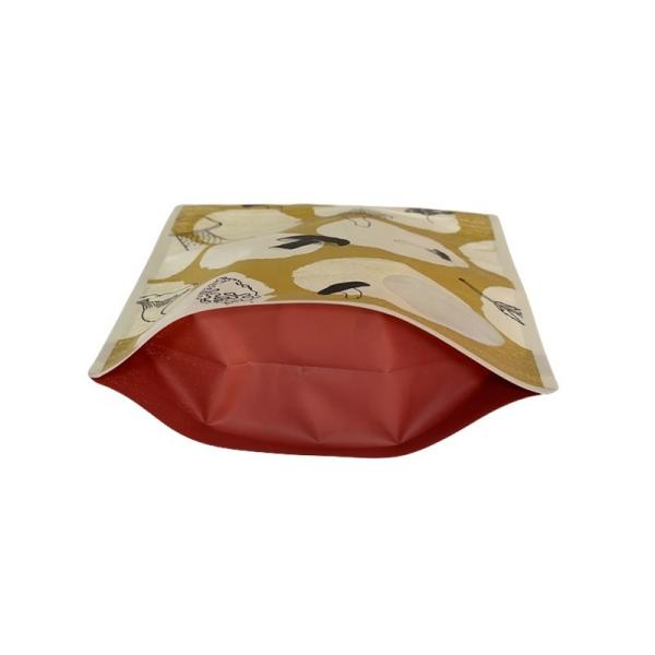 Quality Food Packaging Zip Lock Laminated Poly Bag Frosted Plastic Resealable Stand Up for sale