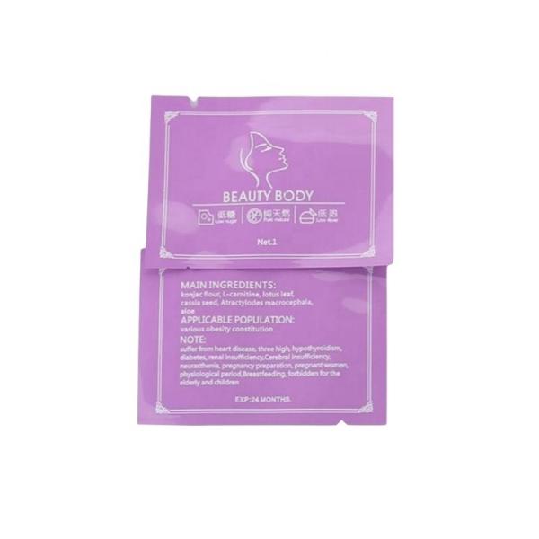 Quality Logo Printing Flat 3 Side Seal Pouch For Perfume Lotion Cream Powder Sachet for sale
