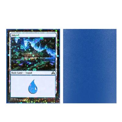 China Galaxy Effects Hologram Mtg Standard Size Non Rub Off Matte Back Holographische Kaartsleeven for sale