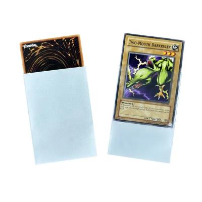 China Pure White Premium TCG Card Sleeves Dragon Shield Backing Sleeves For Deck Cards Protector for sale