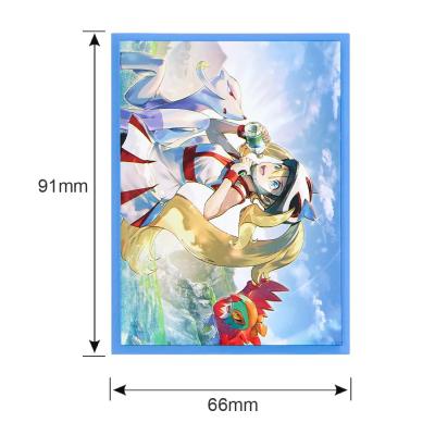 China Soft 66*91MM 100PCS Yugioh Photo Topload Matte Game Card Sleeves Holographic for sale