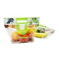 Quality Micro Perforation Fruit Packaging Bags With Vent Holes And Carry Handle for sale