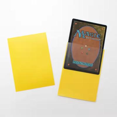 China Customized Clear Plastic PVC Game Card Protector Sleeve Durable Protection With Durable OPP Bag for sale
