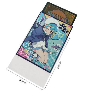 China Wholesale Custom Printed Soft PVC Card Sleeves With Magnetic Protector Matte Finish for sale